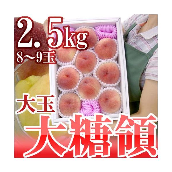 【発売日：2026年07月30日】【送料無料・お中元】日本最高峰の桃　山梨県御坂産【大糖領】光センサー選果で糖度13度以上を実現！甘〜くさわやかな香りは絶品です♪　お中元・贈り物などにも！/フルーツ/果物/2.5キロ/爆買