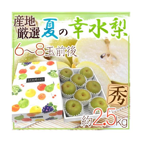 【発売日：2026年07月10日】【送料無料】じゅわりと滴る果汁、広がる優しい甘さ。シャクっとした柔らかな食感♪「やっぱり幸水梨はおいしい！」安心のおいしさの定番品種です！/フルーツ/果物/2.5キロ/爆買