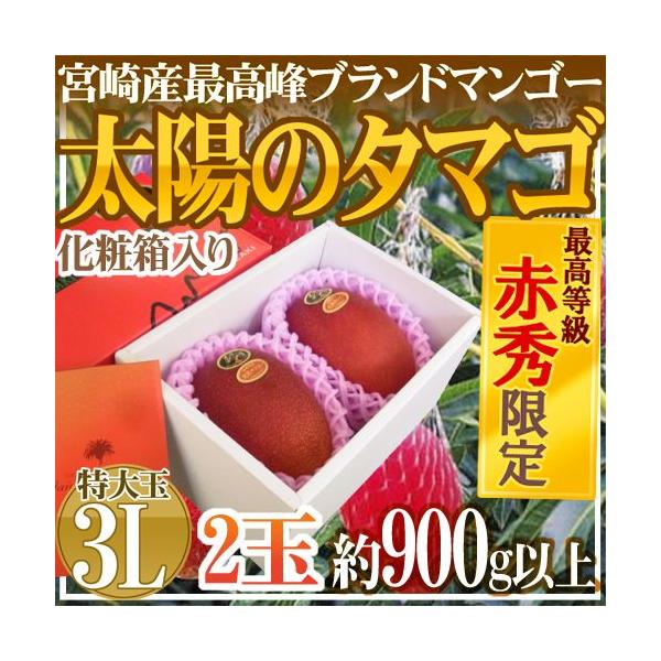 【発売日：2026年04月10日】【送料無料！】最高峰マンゴー「太陽のタマゴ」の中でも最高等級「赤秀」限定！！"選ばれ抜いた"至高のマンゴーをお届けします♪/宮崎マンゴー/母の日/父の日/お中元/フルーツ/果物/爆買