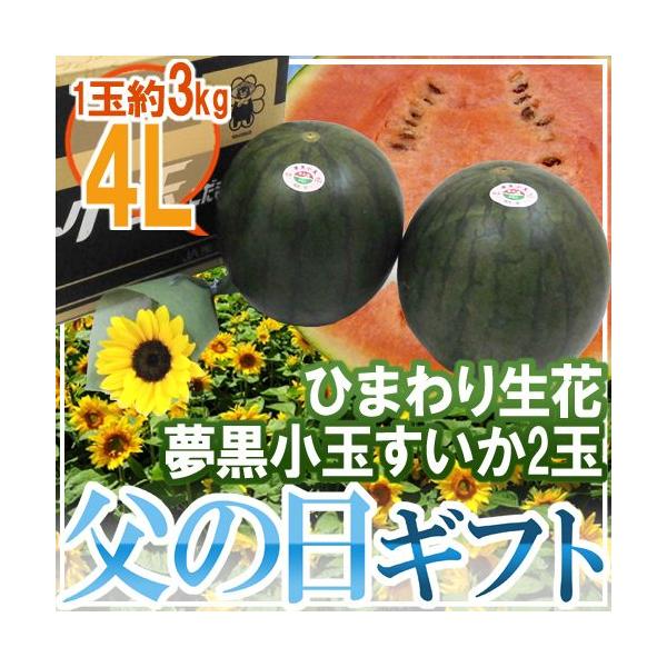 【発売日：2026年06月08日】【送料無料】小玉すいかだけどシャリシャリ感・甘さ・食べごたえどれも抜群の黒皮小玉すいかでお父さんに感謝を伝えるギフト♪すいか好きのお父さんに！父の日/2021/プレゼント/ギフト/50代/60代/70代/8...