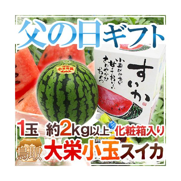 【発売日：2026年06月08日】【送料無料】人気の大栄すいかの小玉版でお父さんに感謝を伝えるギフトセット！大玉スイカに負けない甘さとシャリシャリ食感はきっとお父さんも喜んでくれるハズ♪父の日/2021/プレゼント/ギフト/50代/60代/...