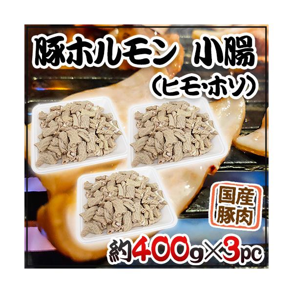豚の小腸（ヒモ）は独特な深い味わい、弾力のある食感が魅力！じっくり煮込むと柔らかな食感に♪ホルモンの中でも特に脂ののっている人気の部位です！/ホルモン/焼肉/もつ/モツ/やきにく/ヤキニク/豚/ブタ/ぶた/爆買