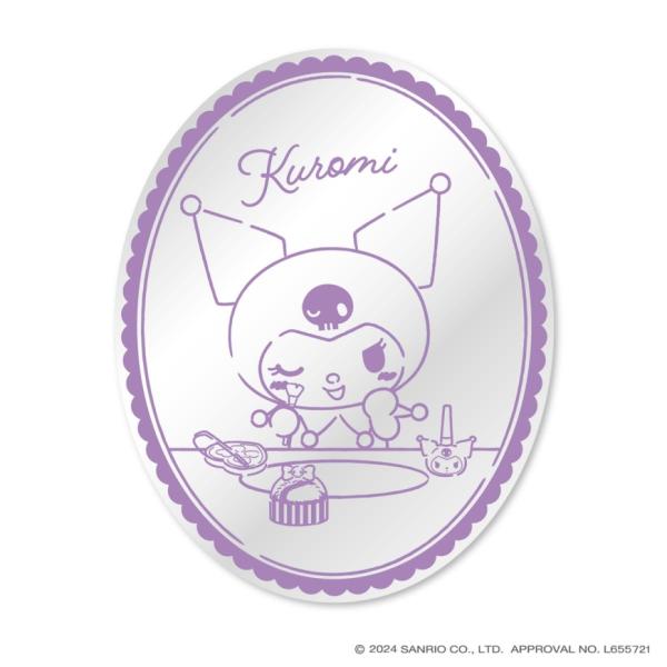 【かわいいクロミのデザインがお部屋を彩ってくれます。】【粘着テープ式なので必要な場所に簡単に設置できます。】【水濡れOKなので、お風呂場でもご使用いただけます。】