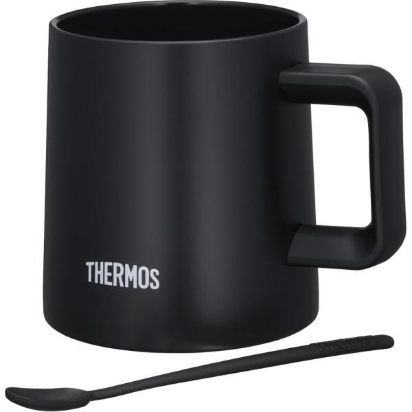 【真空断熱構造で飲み頃温度をキープします。】【内面セラミック加工で汚れが付きにくいです。】【便利なマドラー付きです。】