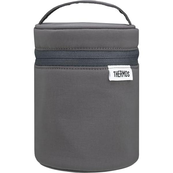 【スープジャーを入れて持ち歩くのに便利なポーチです。】【スープジャーの保温・保冷力を高めることができます。】【カトラリーが入る便利な背面ポケットが付いています。】