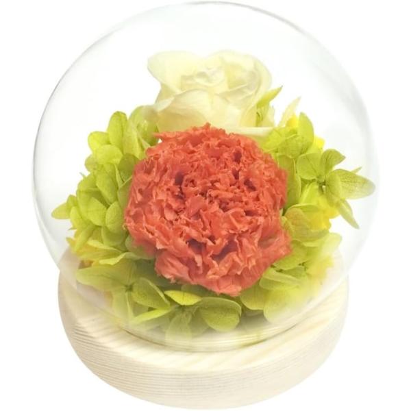 【本物の生花を鮮やかな色彩のまま加工したものです。】【水やりが不要でお手入れの手間がかからないお花です。】【見た目に高級感があるだけでなく保護性能も高いです。】