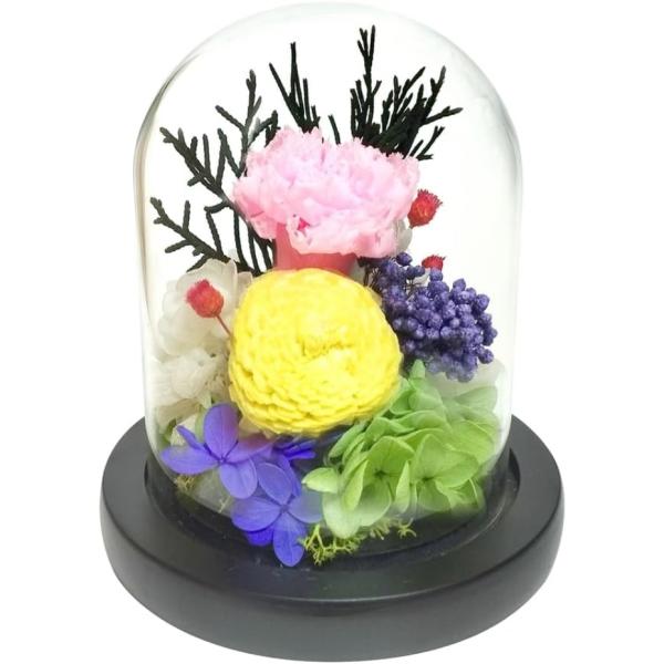 【本物の生花を鮮やかな色彩のまま加工したものです。】【水やりが不要でお手入れの手間がかからないお花です。】【見た目に高級感があるだけでなく保護性能も高いです。】