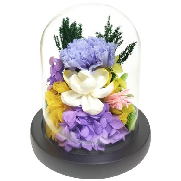 【本物の生花を鮮やかな色彩のまま加工したものです。】【水やりが不要でお手入れの手間がかからないお花です。】【見た目に高級感があるだけでなく保護性能も高いです。】