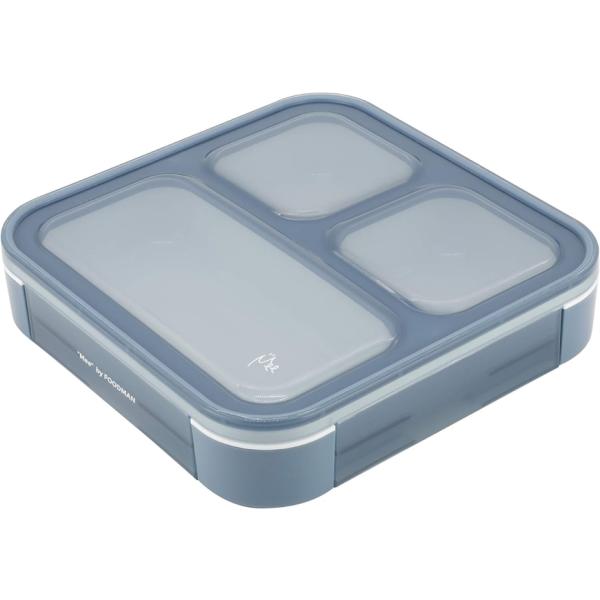 【パッキンが汁漏れを防ぎ、おかずなどの味移りも防止。】【薄型設計で、バッグの隙間に立てて持ち運びができます】【フタを外せば電子レンジで加熱もできます。】