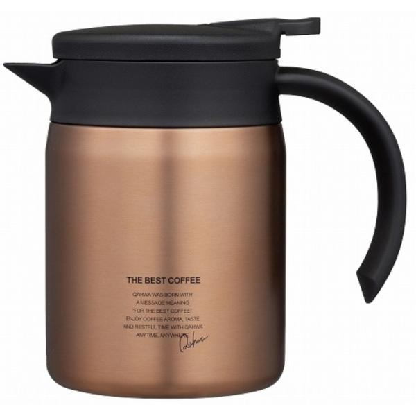 【汚れがつきにくく、落ちやすい内面テフロン加工。】【容量は（約）635ml。コーヒー3杯分を保温できます。】【レバーを押すだけの構造で、ストレスなく注げます。】