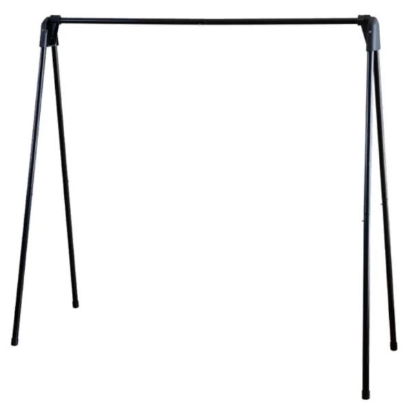 【幅広設計で、多様なアイテムを干すことができます。】【花粉や梅雨の季節など外に干したくないときに便利。】【4本の脚を折り畳むだけでスリムに収納できます。】