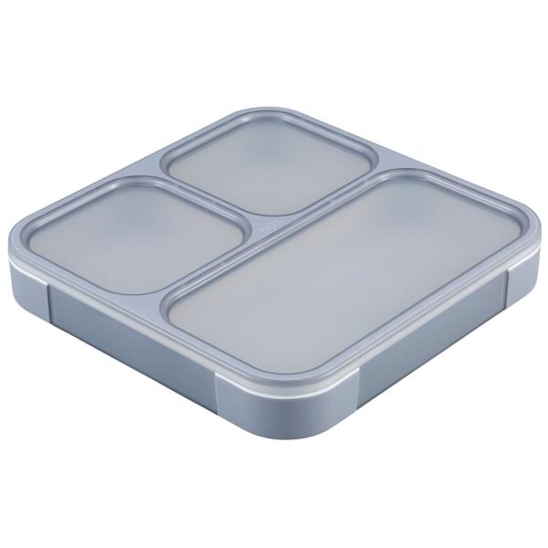 【パッキンが汁漏れを防ぎ、おかずなどの味移りも防止。】【薄型設計で、バッグの隙間に立てて持ち運びできます。】【フタを外せば電子レンジで加熱もできます。】