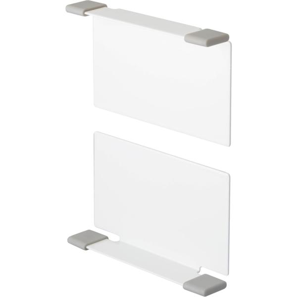 【強力マグネットで冷蔵庫にピタッとくっつくホルダー！】【挟むだけなので箱型のポリ袋など様々なサイズに対応！】【縦向きだけでなく、横向きでもお使いいただけます。】