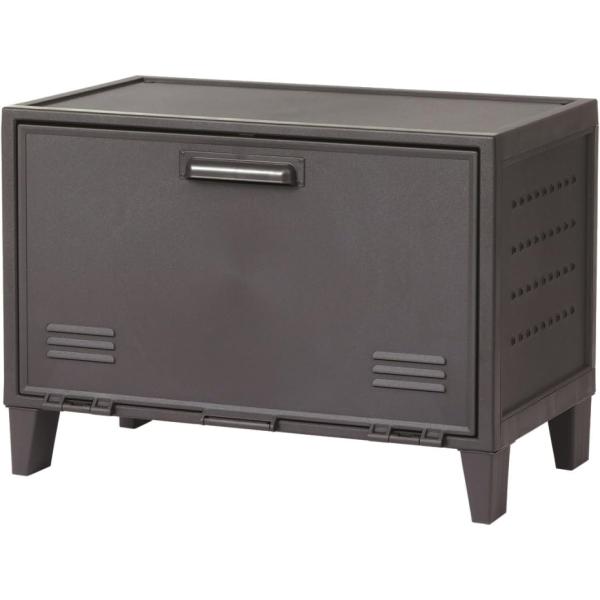 【フックなどのペグボード部品を内外に取付けできます。】【プラスチック製なので軽くて丈夫。持ち運び簡単。】【2段まで積み重ねて使用できます。】