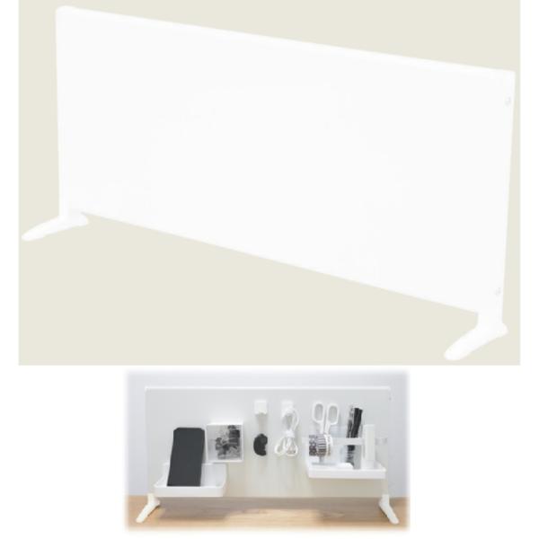 【ボードスタンドを置いて、収納場所を増やします。】【簡単に組み立てができ、置くだけの簡単設置です。】【置き場所に馴染みやすくシンプルなデザインです。】