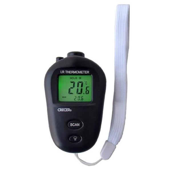 【離れた場所から赤外線で対象物の温度を測定。】【触れずに測れるから安全・衛生的。】【バックライト付き液晶で暗いところでも使えます。】