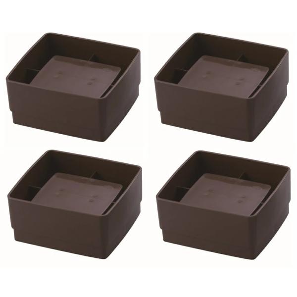 【ソファー下に空間を作り、掃除しやすくなります】【4個使いで4cm、8個使い（2段重ね）で8cmあげられます】【工事不要で簡単に設置できます】