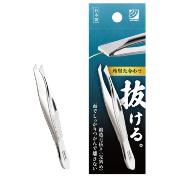 【眉毛や顔のムダ毛に。】【細かい毛・太い毛もしっかり抜けます。】【力を入れず軽いタッチで抜くことができます。】