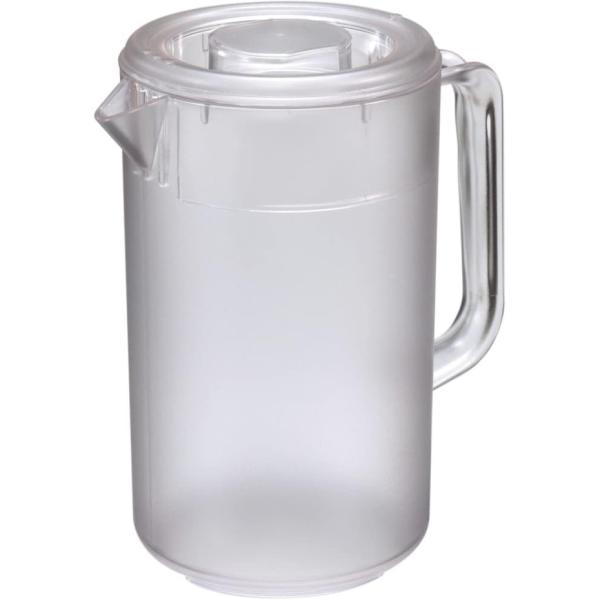 【丈夫で耐久性に優れているウォーターピッチャーです。】【持ちやすく手にやさしい持ち手を採用しています。】【積み重ねて収納しておくことができます。】