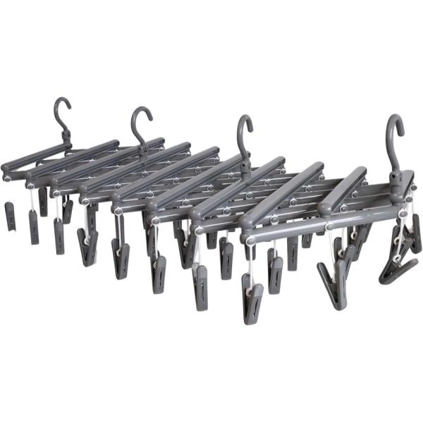 【長めの洗濯物もラクラク干せます。】【幅24.5cm〜175cmまで伸び縮みできます。】【使わない時は、縮めてコンパクトに収納できます。 】