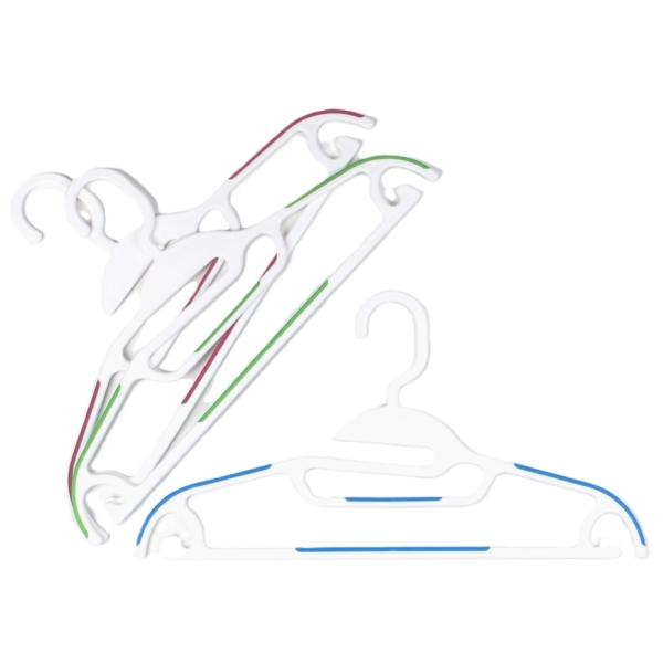 商品ページに表示されている送料ですが、まとめ買い、別な商品との買い合わせの場合でも、追加送料がかかることはございません。【4点のラバー加工で衣類がすべりにくい。】【襟首が伸びにくいスリット形状で襟元のたるみを防止。】【ネクタイ掛け、スカート...