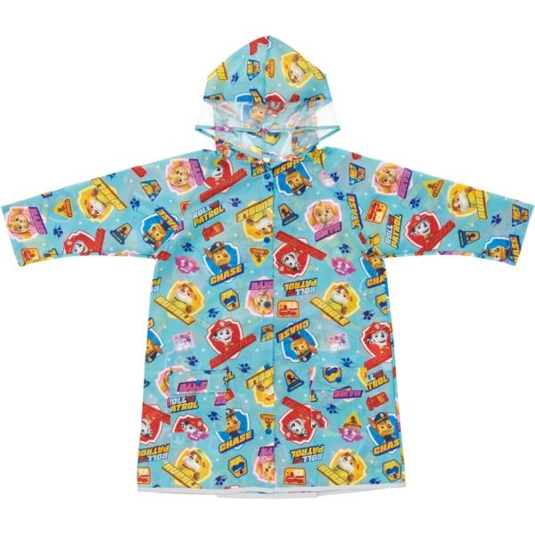 かわいい子供用レインコートで雨の日のお出かけも楽しく♪暗い道でも安心の反射テープがすそ全周に反射テープ＆前後の肩口に反射ステッチ付き。フードの顔周りは首元まで透明になっているので周りが見えやすく、左右の視界も邪魔しにくい！
