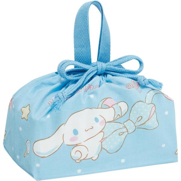 お弁当箱を入れるのに便利な巾着袋です。かわいいキャラクター巾着でお弁当が楽しい！ランチ巾着としてはもちろん、小物入れや