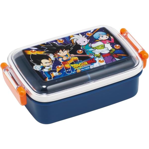 【ドラゴンボールのデザインが魅力のランチボックスです】【ドーム型の蓋でお弁当の中身が潰れにくくなっています】【高い仕切り付きで、おかずが片寄りにくくなっています】