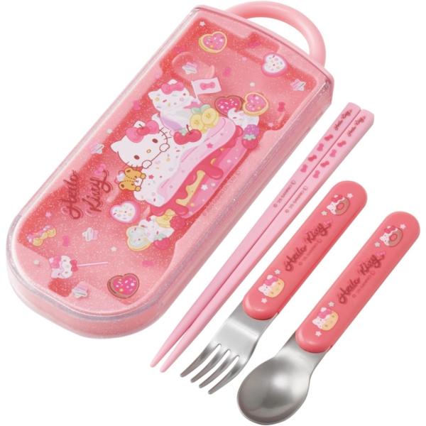 子供用箸スプーンフォーク3点セット銀イオンAG+抗菌トリオセットで清潔！衝撃に強く丈夫な構造なので、安心して使えます。