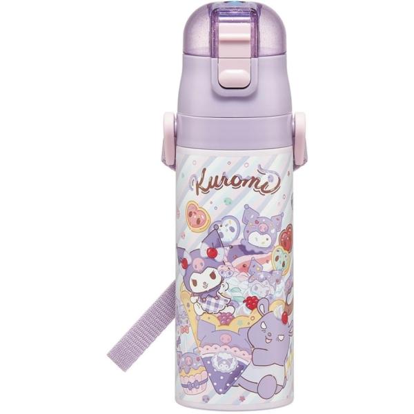 ワンプッシュで簡単オープン！すぐに飲めちゃう！真空二重構造で保冷力抜群のステンレスボトル超軽量約290gで持ち運びラクラク！