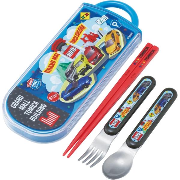 子供用箸スプーンフォーク3点セット銀イオンAG+抗菌トリオセットで清潔！衝撃に強く丈夫な構造なので、安心して使えます。