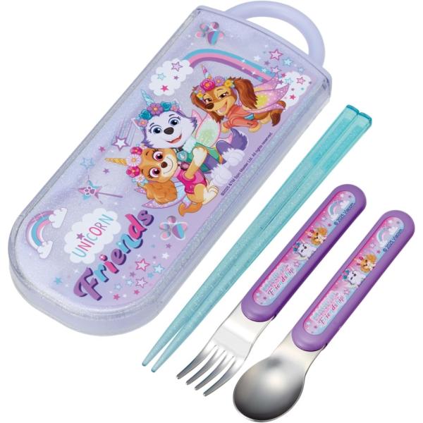 子供用箸スプーンフォーク3点セット銀イオンAG+抗菌トリオセットで清潔！衝撃に強く丈夫な構造なので、安心して使えます。