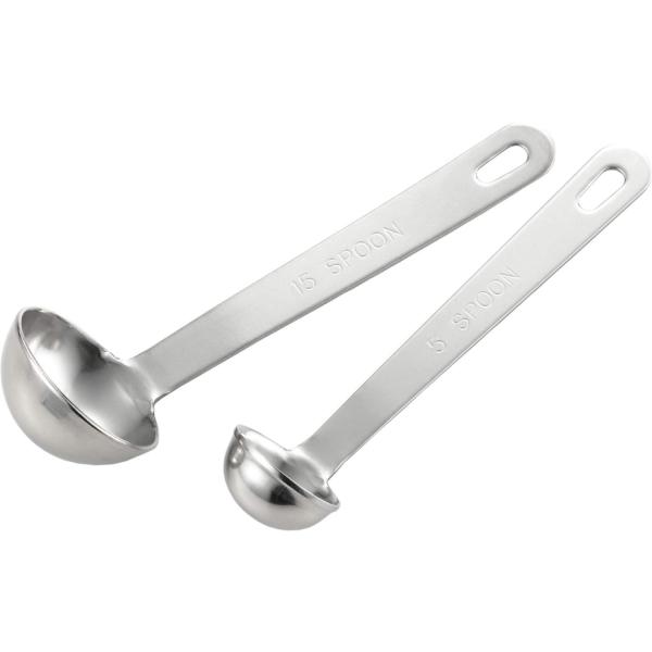 商品ページに表示されている送料ですが、まとめ買い、別な商品との買い合わせの場合でも、追加送料がかかることはございません。【柄の部分に引っ掛ける穴があり、掛けて収納できます。】【大さじ・小さじの1セットです。】【ステンレス製なので、お手入れも...