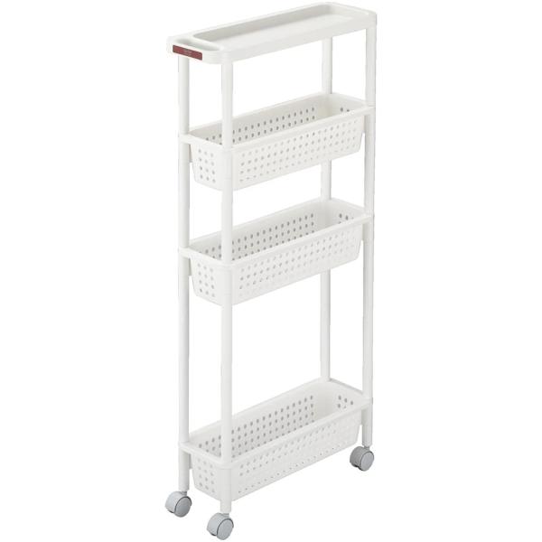 商品ページに表示されている送料ですが、まとめ買い、別な商品との買い合わせの場合でも、追加送料がかかることはございません。【最下段には2Lペットボトルが縦置きで収納できます。】【スリムタイプなので、狭い場所にも置けます。】【ハンドルとキャスタ...