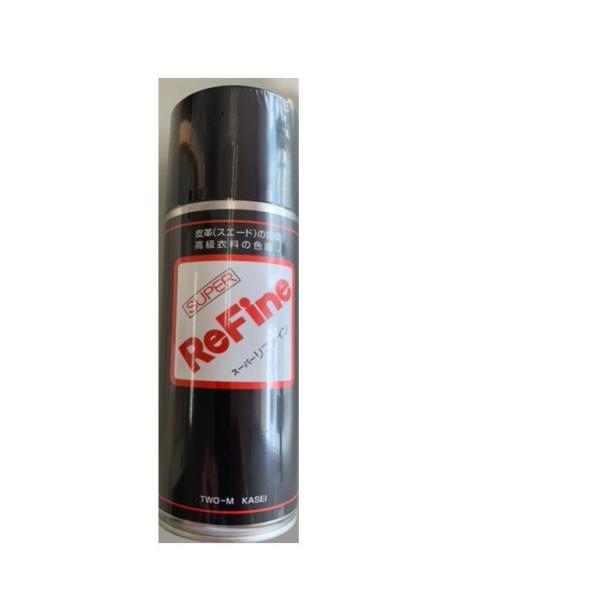 スーパーリファイン（旧　ニューファイン）です用途皮革・スエード・その他ウール・絹・カシミヤなど高級衣類の仕上げ、色直しにご使用下さい軽くスプレーするだけで、色、艶、風合いがよみがえります。使用方法品物から10〜15ｃｍはなしてスプレーして下...
