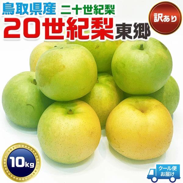■商品名： 20世紀 梨 東郷 訳あり 鳥取県産 二十世紀 約10kg【クール便指定】鳥取ブランド ご家庭用 家庭用ギフト2026年9月上〜中旬以降の出荷予定 ■お届けの目安： 2026年9月上〜中旬以降の出荷予定 ※収穫状況によって申込締...