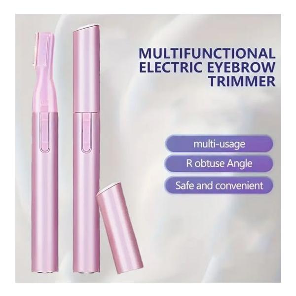 フェイスシェーバー　気になるまゆ毛や襟足、ひげ、産毛などをサッとカット！いつでもどこでもビューティーフェイス！長さ調節アタッチメントを使用すれば剃りすぎをふせげます。コンパクトサイズなので携帯にも便利です。 ＜サイズ＞（約）全長13cm×直...