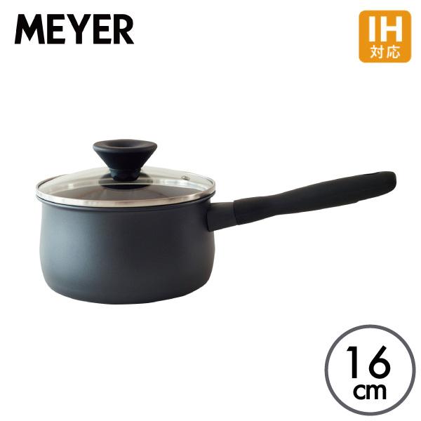 JAN：0051153810916 鍋 なべ 蓋付き IH対応 IH ih ガス ガス火 ふっ素樹脂加工 アルミニウム ステンレス こびりつきにくい お手入れ簡単 ブラック 黒 高級感 オール熱源対応 キッチン 料理 調理 PFOAフリー ...