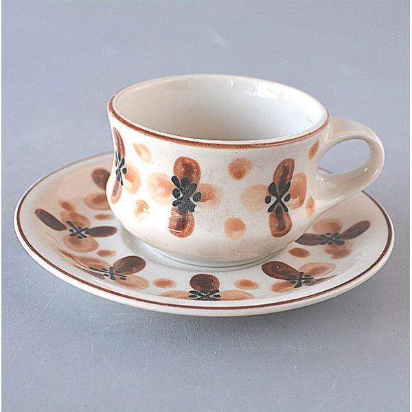 カップ 約φ8×H5.5cmソーサー 約φ14.7×H1.7cm容量すりきり約150cc陶磁器国産電子レンジ使用可・食洗機OK