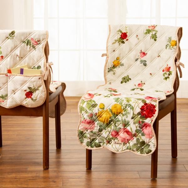 ボタニカル・アートの天才画家で「バラの宮廷画家」とも呼ばれたピエール＝ジョセフ・ルドゥーテの作品【バラ図譜】【美花選】をモチーフにしました。より作品に近づけるために特殊な染色方法を用いて柄がはっきりと美しく見えます。風合いと肌触りをよくする...