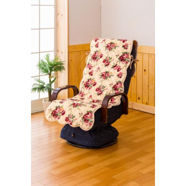 かわいらしい優しい雰囲気の座椅子カバー絵画のような華やかなバラは派手すぎずどんな場所でも馴染みます。生地表面は短毛起毛をしており、サラサラながら暖かい生地で、秋冬にぴったりです。側面に左右に固定用の紐を付けています。使用する座椅子や椅子に掛...