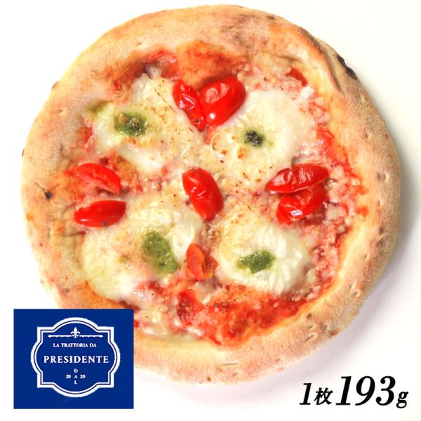 商品名：チーズとトマトをたっぷり使った バジル薫るマルゲリータ 193g×1枚
