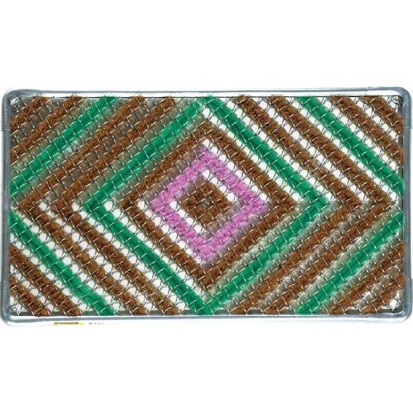 ●ワイヤクッションとハードブラシが泥や雪をマットの下にかき出します。仕様●色：ブラウン/グリーン/ピンク●幅(mm)：360●長さ(mm)：600●厚さ(mm)：28●ワイヤ・ブラシタイプ●泥抜き穴あり用途●アウトドア用、粗泥落とし。材質・...