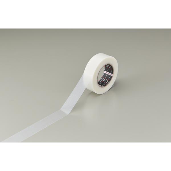 用途： 床のマット固定用として。仕様：色：クリア　幅(mm)：38　長さ(m)：50　厚さ(mm)：0.17　粘着力：2.70N/10mm　引張強度：162.50/25mm　最大テープ外径(mm)：130　紙管サイズ(mm)：72重量：30...