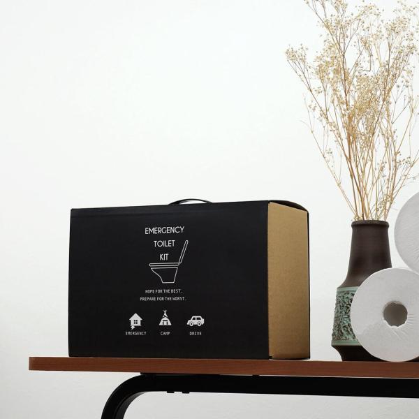 東洋ケース TOYOCASE 緊急用トイレキット10個入り ダンボール製簡易トイレ付き TOYOCASE ETK-02 地震 災害 防災 トイレ 緊急 おしゃれ シンプル 抗菌 消臭 10年 保管 コンパクト 10回 車 キャンプ 簡易トイ...