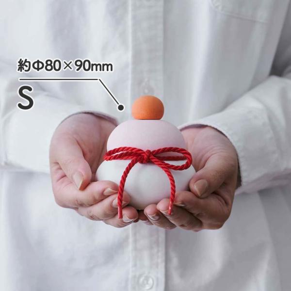ソイル soil カガミモチ カガ S アッシュコンセプト株式会社 JIS-L436 鏡餅 正月 飾り 珪藻土 繰り返し インテリア 紅白