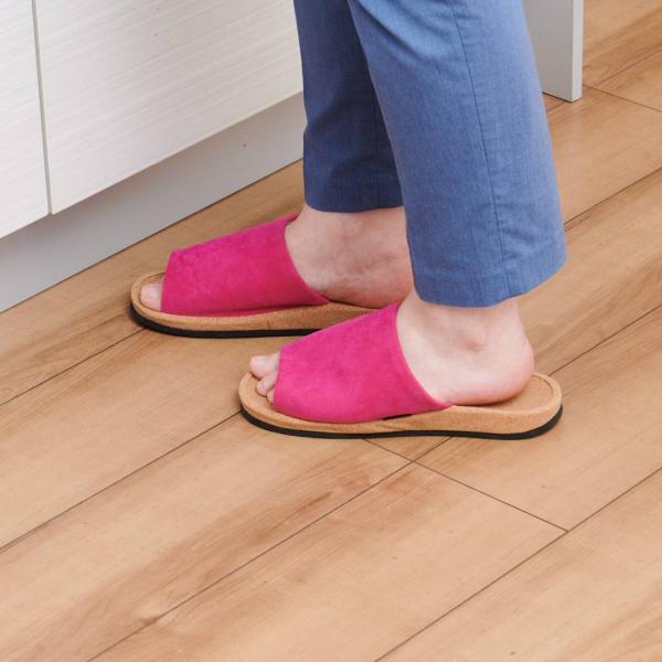 フミッパ fumippa ヘルシールームサンダル 01 メガ 510208 スリッパ ルームシューズ ルームサンダル 健康サンダル 青竹踏み