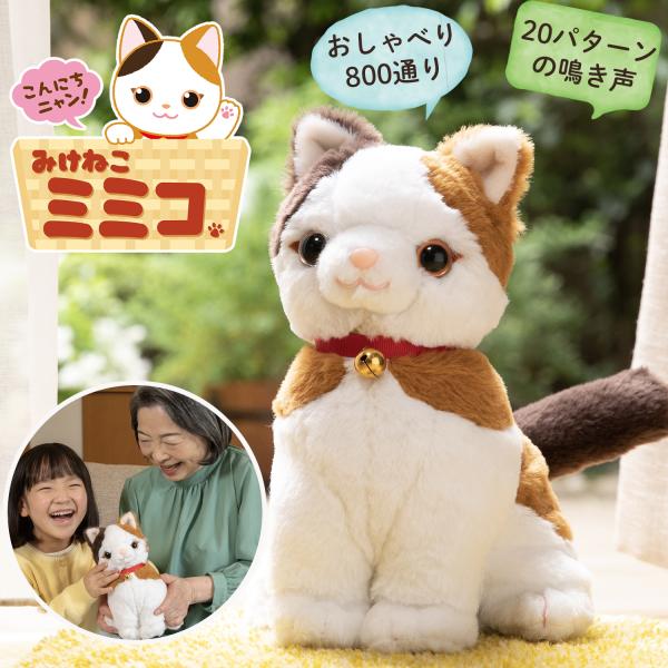 【サイズ】約幅16×奥行19×高さ22cm【重量】約250g(電池無し)【付属品】本体ぬいぐるみ(電池ボックス内蔵)、取扱い説明書、簡単遊び方ガイド、単3アルカリ乾電池4本【保証期間】1年間【対象年齢】6歳以上　※お子様がご使用する場合、声...