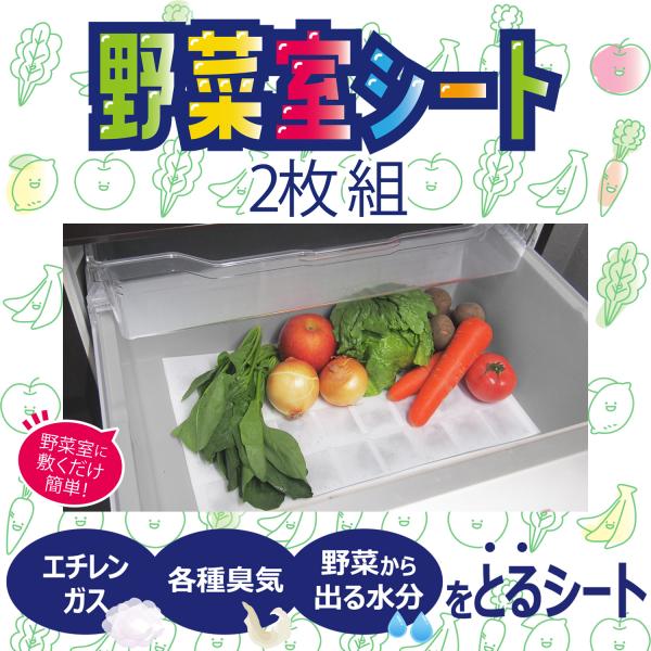 【サイズ】幅50×奥行35cm【重量】52g【素材】活性炭・シリカゲル・ポリエステル不織布【製造元】富士パックス販売株式会社【生産国】日本【使用期限】3ヶ月2枚入・お取替えシール付き【商品情報】シリカゲルと活性炭で冷蔵庫の野菜の匂い、エチレ...