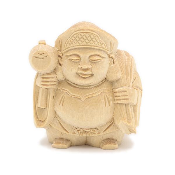 【工場直販のため低価格にて提供】【総高6cm、幅5.5cm、奥行き6cm】　大黒天大黒天はもともとシバ神の眷属、または別名といわれる。日本に入ってからは一説では、 大黒と大国が同じ発音であることから、大国主命（おおくにぬしのみこと）として福...